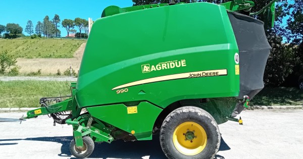 ROTOPRESSA JOHN DEERE RB 990 - FIENAGIONE - BALLE - ROTOBALLE - PRESSA ...